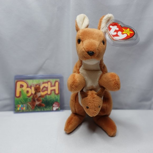 Ty | Toys | Vintage Ty Beanie Babies Pouch Kangaroo Style 461 | Poshmark